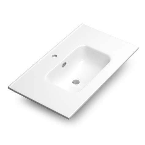 Lavoar Incastrat Onix New Alb Din Ceramica 80x46cm Coycama Unimatro