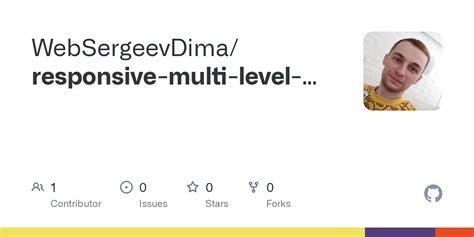 GitHub WebSergeevDima Responsive Multi Level Context Menu