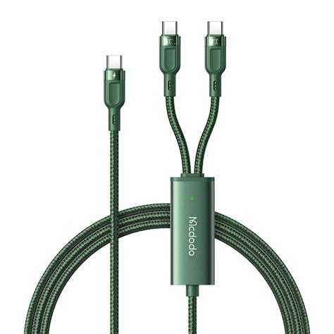 Rr สายชารจ USB C ค 2 in 1 Type C พรอมตวเชอมตอ Type C ค Shopee Thailand