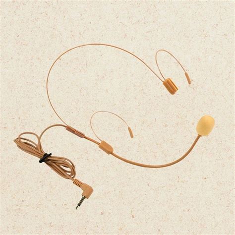 UHF Headworn Microphone Headset Wired Dual Nude He Grandado
