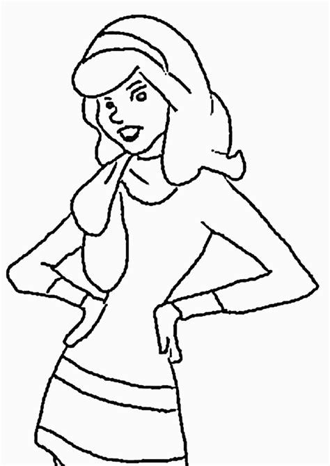 Daphne From Scooby Doo Coloring Pages