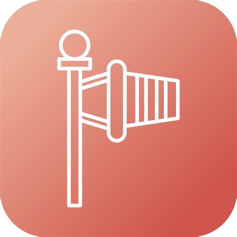 Windsock Vector Icon 15642601 Vector Art At Vecteezy