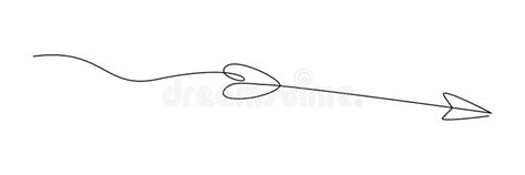 Continuous Line Drawing Arrow Stock Illustration Illustration Of Focus Background 259377889