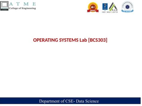 Operating Systems Lab Program To Develop C Program To Implement