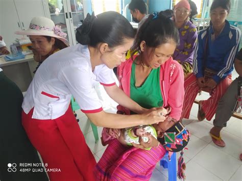 မိုင်းခတ်မြို့တွင် မွေးကင်းစမှအသက် ၂ နှစ်အောက် ကလေးနှင့်ကိုယ်ဝန်ဆောင