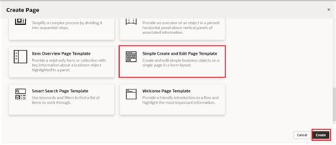 Working With Redwood Simple Create And Edit Page Template In Oracle Visual Builder Techsupper