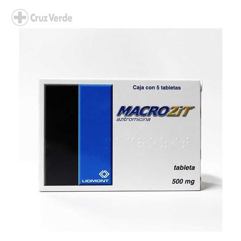 Macrozit 500mg 5 Tableta Cruz Verde