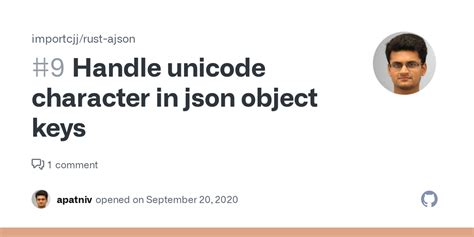 handle unicode character in json object keys · issue 9 · importcjj