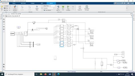 Rectifier Three Phase Thyristor Bridge Converter Simulation On Matlab
