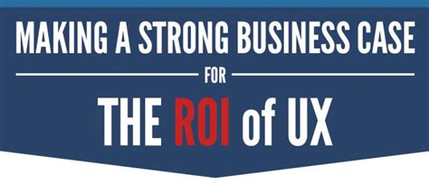 the roi of ux infographic develo design