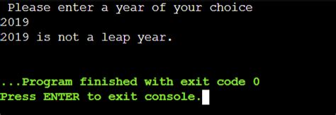 C Program To Check Leap Year How To Find