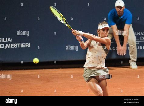 Julia Grabher In Action Against Tamara Zidansek During The 36th Palermo