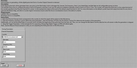 Generate Finite Digital Pulse On Demand Ni Community