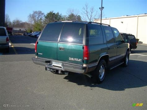 1996 Emerald Green Metallic Chevrolet Tahoe 4x4 46091530 Photo 8
