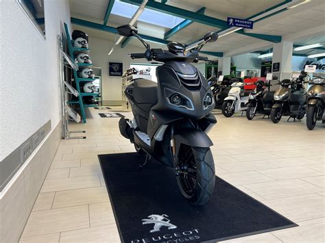Motorrad Peugeot Speedfight 4 50 4t Schwarz Matt Black Serie