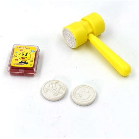 4810 Hammer Stamps 4 Pieces Smile Face 2 Hammer Seal Stamps With Sma