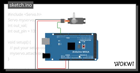 Servo With Variable Wokwi Esp32 Stm32 Arduino Simulator