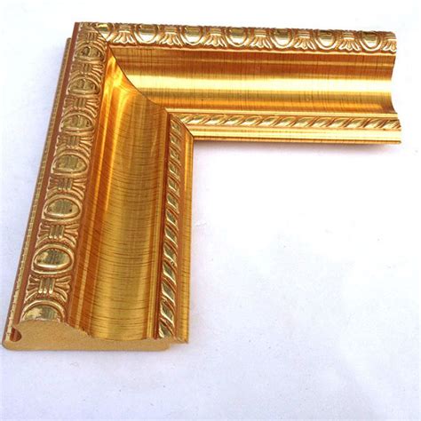 Art Golden Polystyrene Plastic Picture Frame Moulding Ps Mirror Frame Moulding Frame Molding