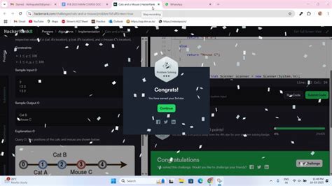 Hackerrank Hackerrank Problemsolving Codingjourney Likitha Palla