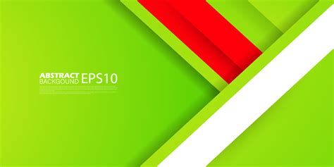 Modern Abstract Background With Green Red White Color On Background