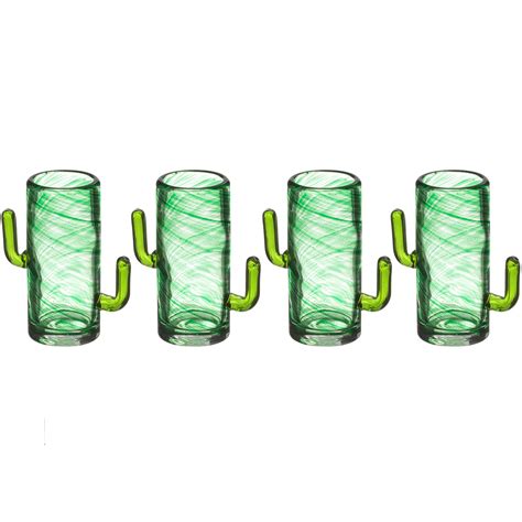 Cactus Shot Glasses Set Of 4 Iwoot
