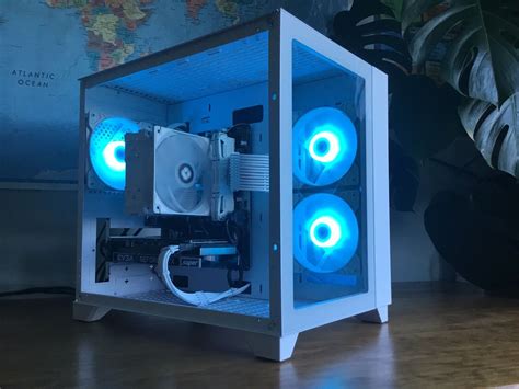 Used Custom Gaming PC WHITE Prebuilt Windows Pro Ryzen Gtx Super UBB Threads