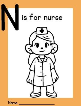 Phonetic Alphabet Coloring Pages Letter N By Kortni Gill Tpt