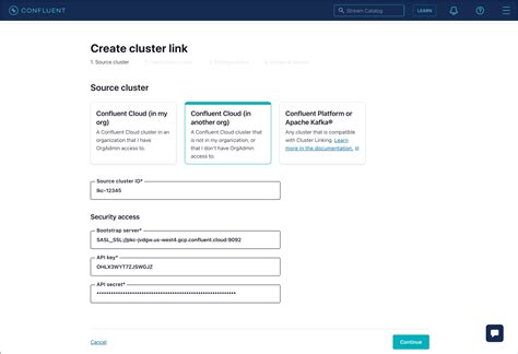 Cluster Linking Quick Start Guide Confluent Cloud Confluent Documentation