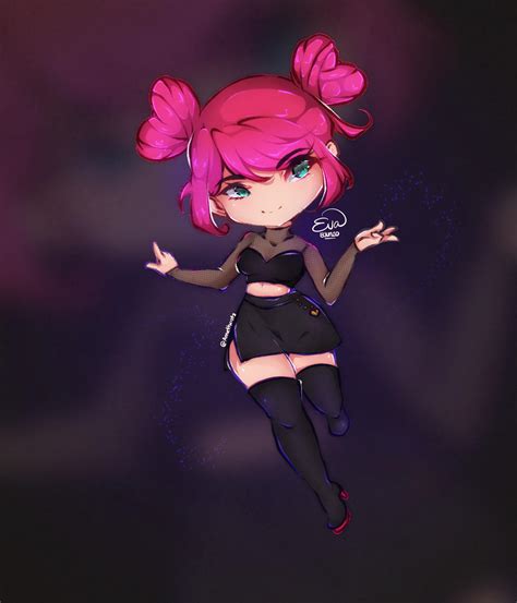 Art Oc My Chibi Warlock Rdnd