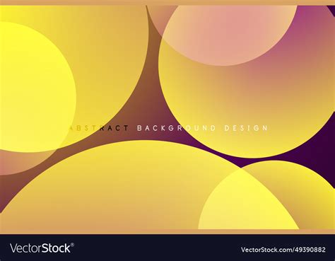 Abstract Tech Circles Background Royalty Free Vector Image