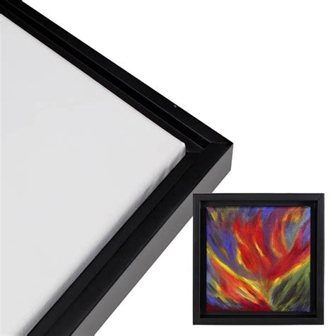 Illusions Floater Frame 11x14 Black 1 12 Deep Jerrys Artarama