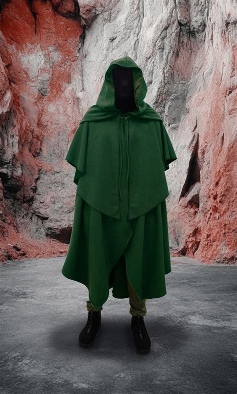 Knightweave Scout Cloak Lightweight Hooded Fantasy Cosplay Cape