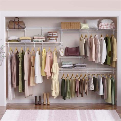 Reviews For Closetmaid Shelftrack 1205 In W White Reach In Wall Mount