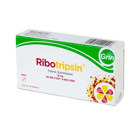 Ribotripsin 18 Mg Con 30 Tabletas Compra En Prixz