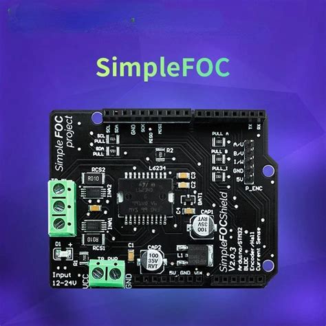 Simplefoc Shield V2 0 3 Foc Bldc Servo Motor Controller