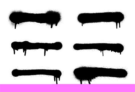 벡터 스프레이 페인트 프레임입니다 낙서 스프레이 배너 세트 스프레이 페인트에 대한 스톡 벡터 아트 및 기타 이미지 스프레이