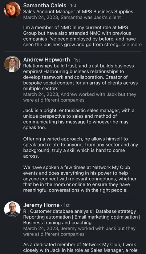 Jack Beck ⚒️ On Linkedin The Member Recommendations Are Flying In ️ Are You Curious About Network…
