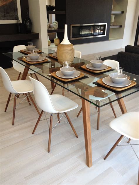 Modern Dining Table Design Glass