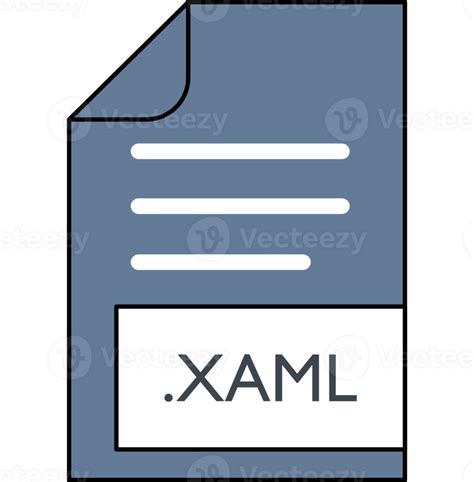 Creative Xaml File Format Icon Outline And Fill Graphic 57912330 Png