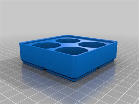 Gridfinity 4x D Battery Holder By Sjdawson Download Free Stl Model