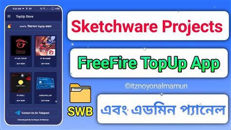 Freefire Topup Swb Projects Sketchware Bangla Tutorial Developer Noyon Al Mamun Youtube