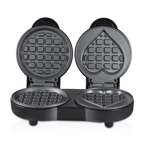 Double Mini Waffle Maker Machine Electric Small Waffle Iron Breakfast Machine 600w Non Stick
