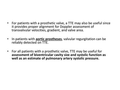Echo In Prosthetic Valve Evaluation Pptx Echo In Prosthetic Valve Evaluation Pptx