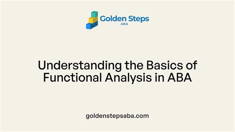 Aba Functional Analysis