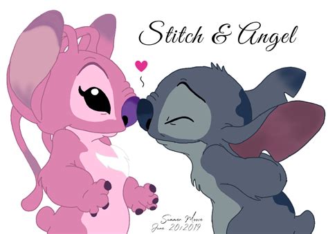Stitch And Angel By Sum1999 On Deviantart