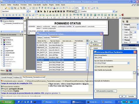 Parâmetros Do Ireport No Jasperreport Java Guj