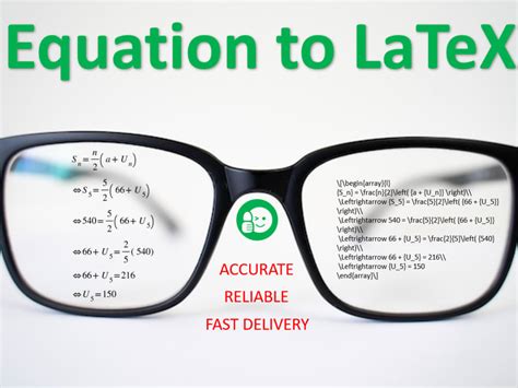 A Perfect Conversion Of Your Equation Into LaTeX Upwork