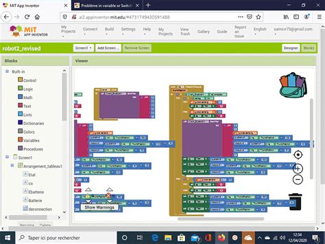 Problème In Variable Or Switch Mit App Inventor Help Mit App Inventor Community