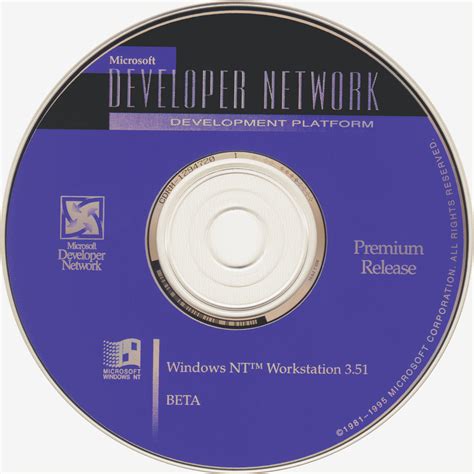 Microsoft Developer Network Msdn Premium Release Windows Nt 3 51 Beta Microsoft Free