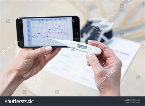 Woman Creating Temperature Chart Identify Day Stock Photo Shutterstock